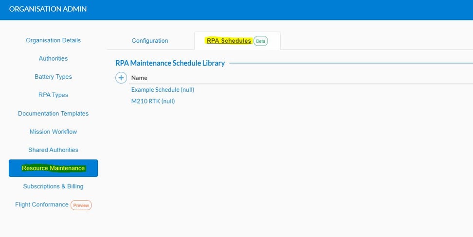 Setting up an RPA Maintenance Schedule