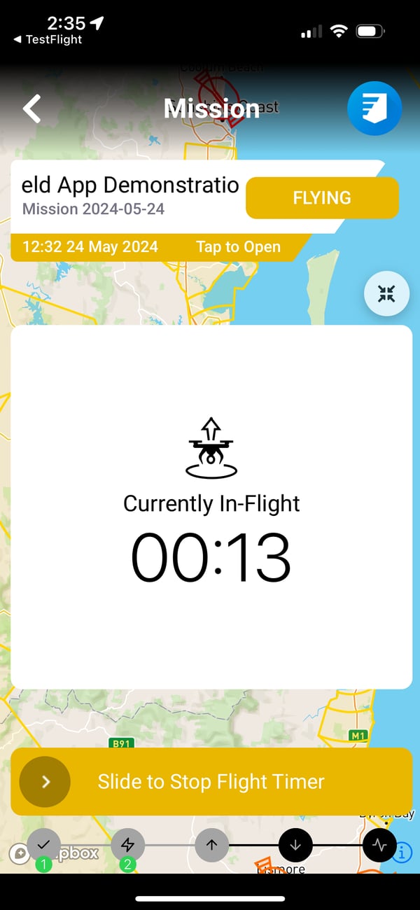 Completing Missions in the Field App
