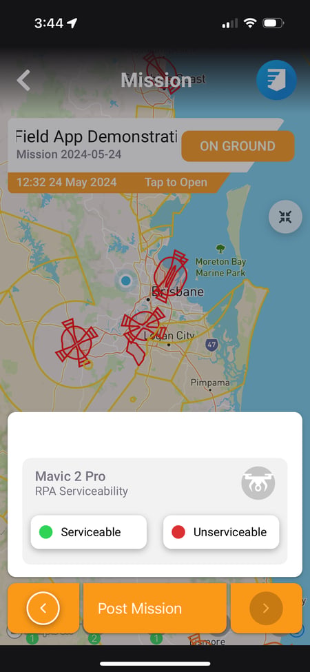 Completing Missions in the Field App