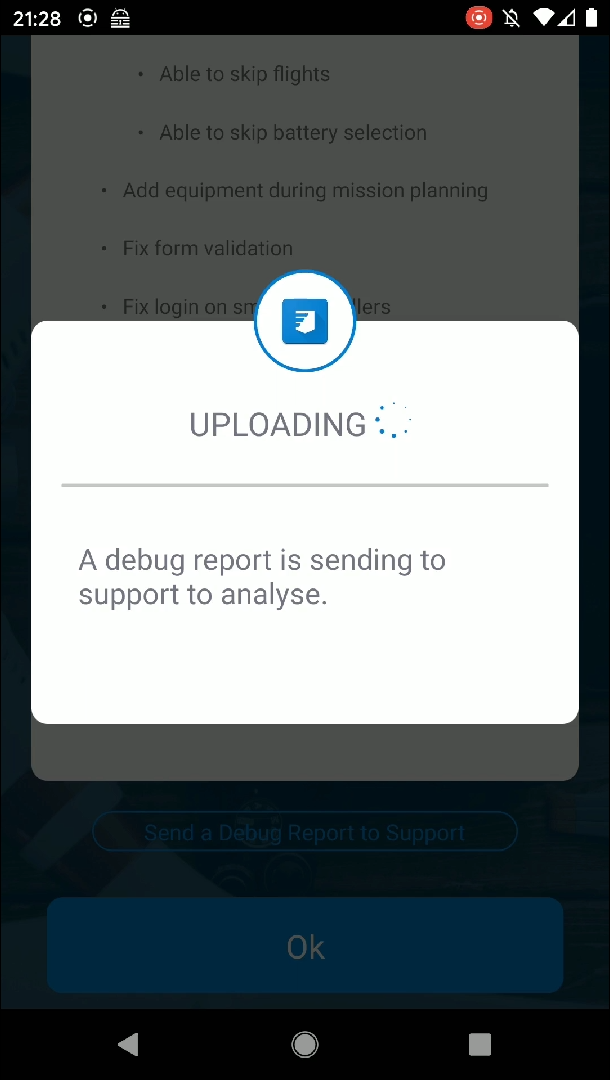Upload a Field App Debug Report