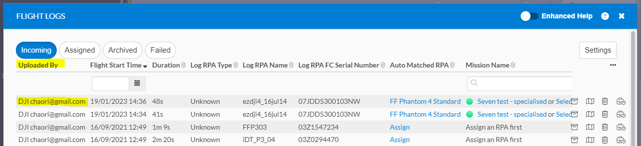 Flight Log Sync via DJI Cloud