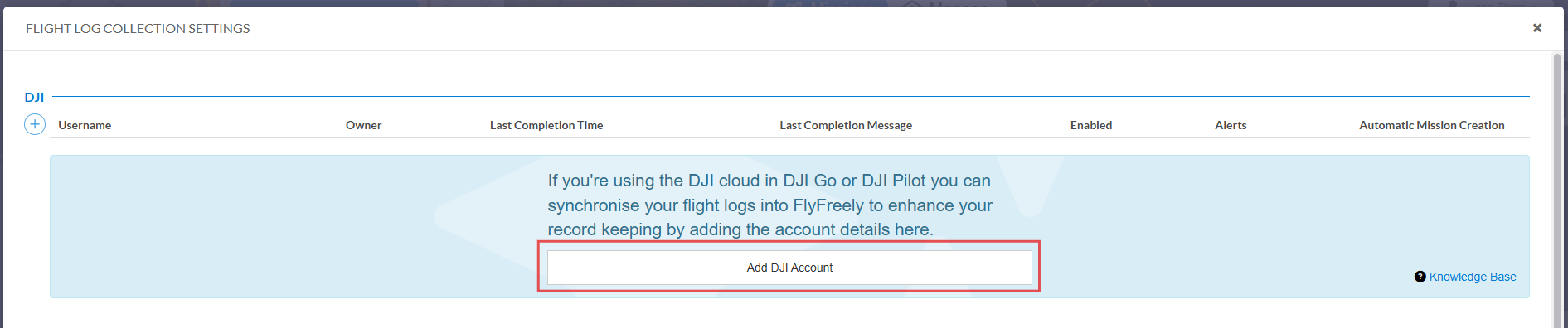 Flight Log Sync via DJI Cloud