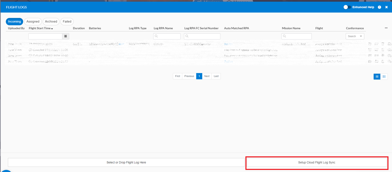 Flight Log Sync via DJI Cloud