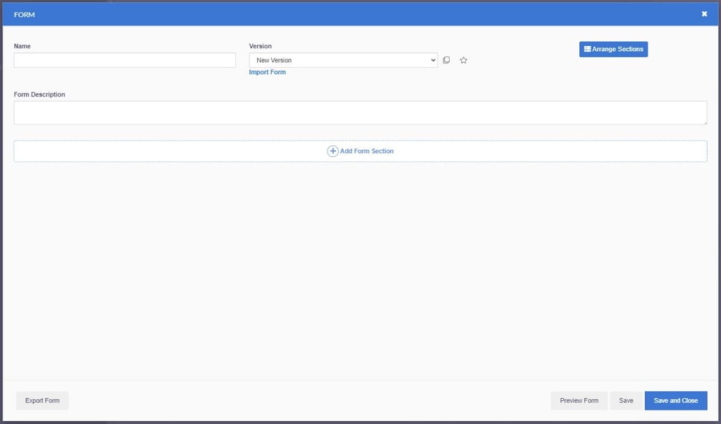 Creating & Editing Forms